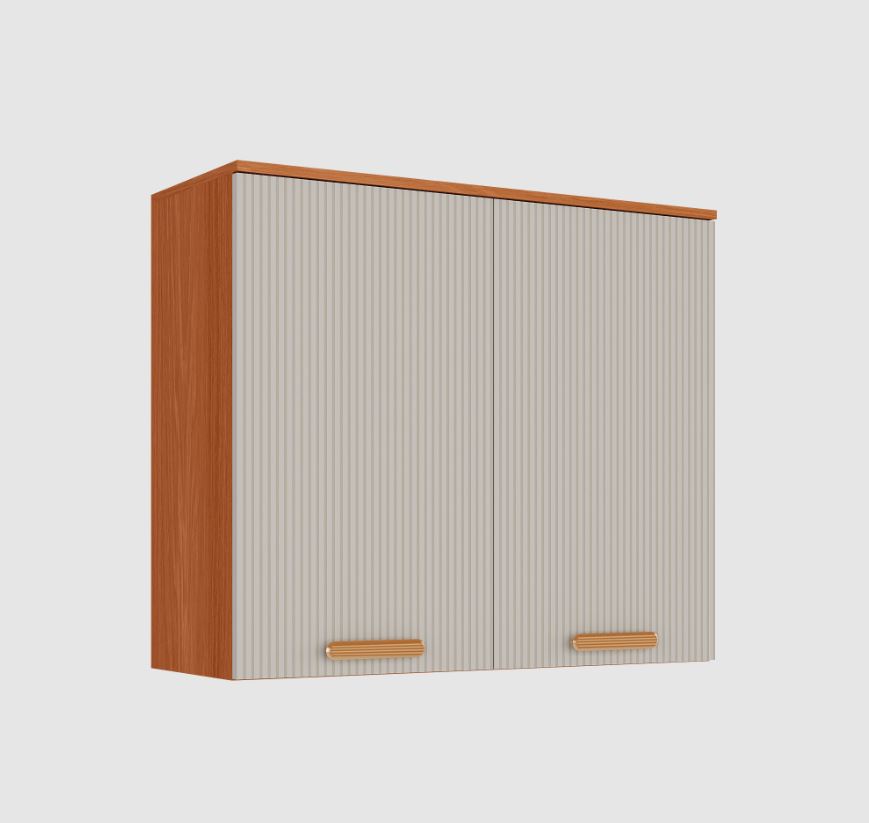 Armário Aéreo Cozinha 2 Portas Itafriz ARM-80 2PT – Cinamomo/Fendi – Itatiaia – Casa & Kit ...